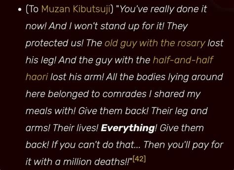 That Inosuke Line Ever Youve Really Done It Now Rkimetsunoyaiba