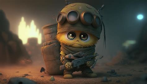 Premium Photo A Minion In The Army Ai Generated Ar