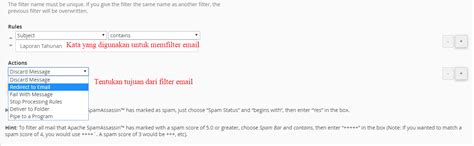 Cara Membuat Filter Email Di CPanel Bagi Pemula