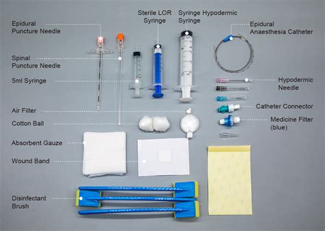 Anesthesia Emergency Puncture Kit Combined Spinal Epidural Kit From