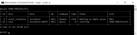 Mysql Server Get List Of Connected Users