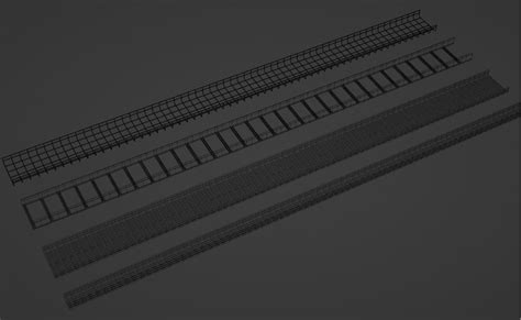 3d Network Cabling Trays For Archviz Turbosquid 1970950