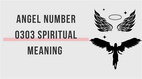 Angel Number 0303 Spiritual Meaning Youtube