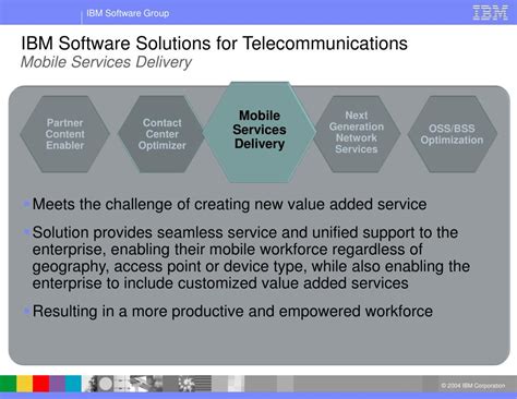 Ppt Ibm Middleware Solutions For Telecommunications Powerpoint Presentation Id 3590778