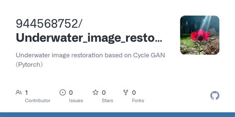 Underwaterimagerestorationmodelspy At Main · 944568752underwaterimagerestoration · Github