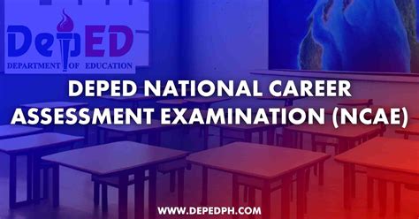 Deped National Career Assessment Examination Ncae Deped Ph