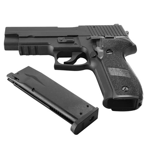 KJ Works KP-01 Vollmetall Gas-Blow-Back 6mm BB schwarz kaufen