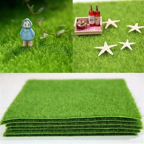 빨 수있는 녹색 잔디 매트 녹색 잔디 Diy 마이크로 풍경 가짜 잔디 인공 잔디 카펫 Aliexpress 15
