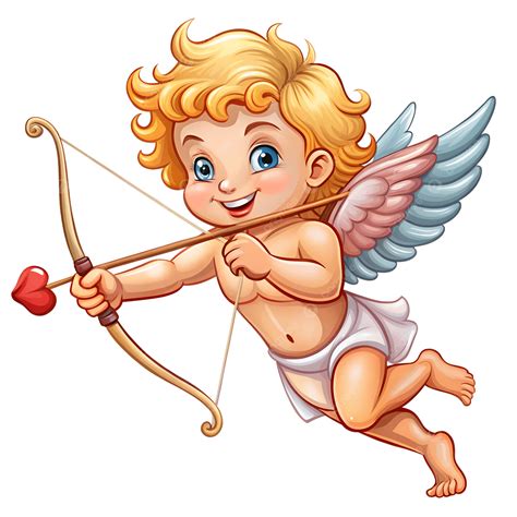 Cupid Shooting Arrow Clipart