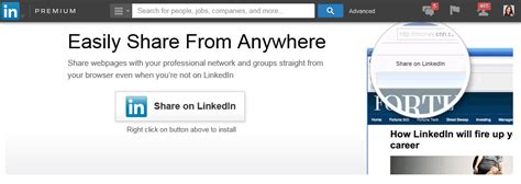 linkedin share button