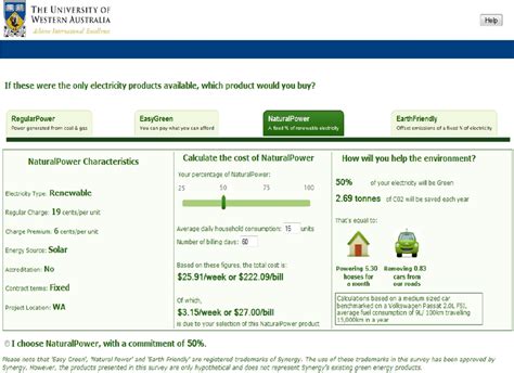An Example Of A Choice Set Within The Modified Interface Download