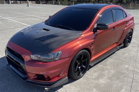 Modified 2008 Mitsubishi Lancer Evolution X Gsr 5 Speed For Sale On Bat Auctions Closed On