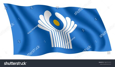 Cis Flag Flag Commonwealth Independent States Stock Vector Royalty