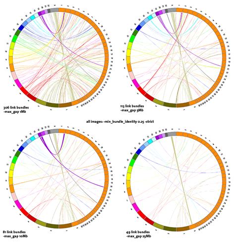 Circos Tutorials Helper Tools Bundling Links Circos Circular Genome Data Visualization
