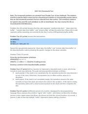CSCI HW V Docx CSCI Homework Four Note The Homework Problems Are Selected From