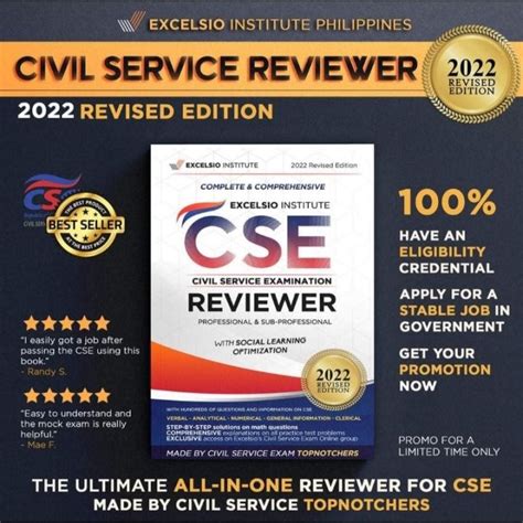 Authentic Excelsio Civil Service Examination Cse Reviewer For Prof