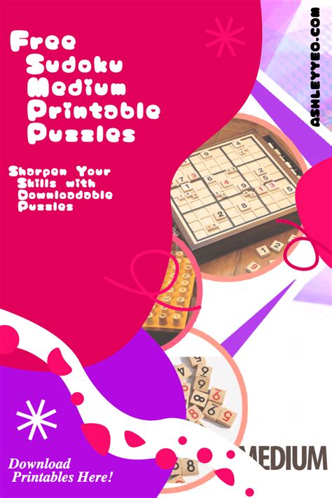 Sudoku Free Printable Medium Free Printables