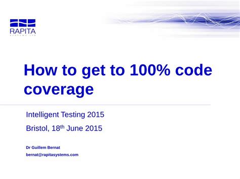 pdf how to get to 100 code coverage does it matter which code coverage criteria i m using