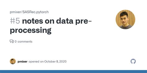 notes on data pre processing · issue 5 · pmixer sasrec pytorch · github