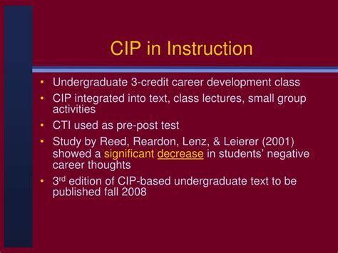 Ppt Whats New With Cip A 20 Year Perspective Of Cognitive Information Processing Cip