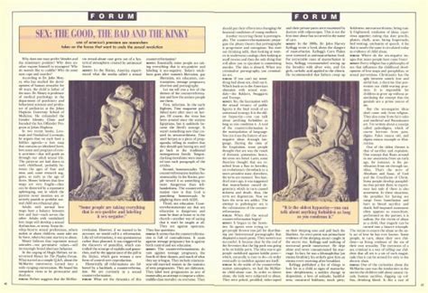 Sex The Good The Bad And The Kinky