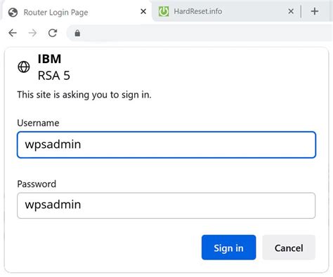 IBM RSA Default Password How To HardReset Info