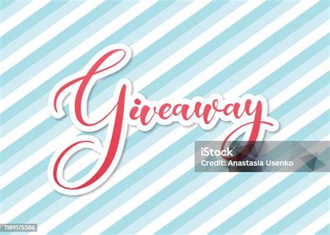 현수막에 비스듬한 파란색 선이 있는 경품 글자 텍스트 서예 텍스트 경품의 흰색 윤곽이있는 빨간색 문자 광고를위한 복고풍 스타일의