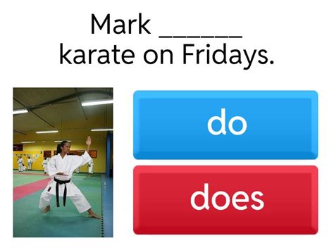 Present Simple Affirmative Questionário