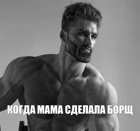 Мем КОГДА МАМА СДЕЛАЛА БОРЩ Все шаблоны Meme