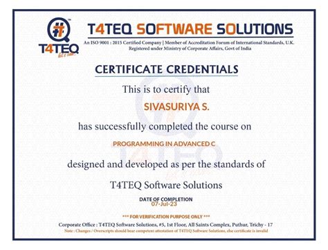 Sivasuriya S On Linkedin Im Happy To Share That Ive Obtained A