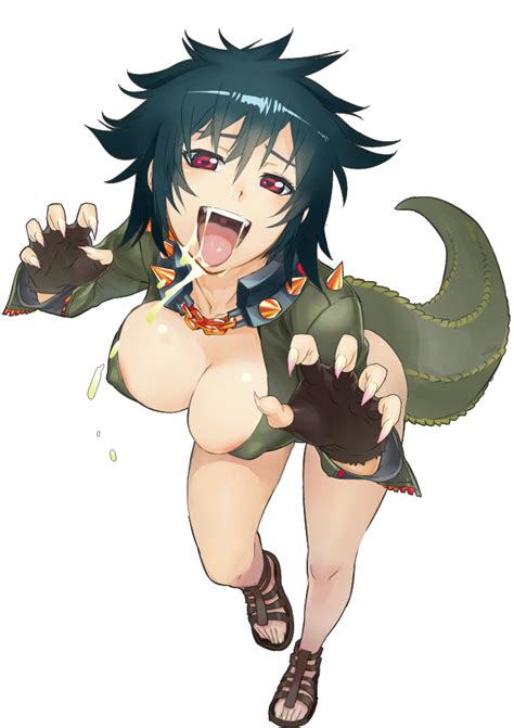 Rule 34 Big Breasts Breasts Chains Cleavage Deviljho Drooling Female Looking At Viewer Monster
