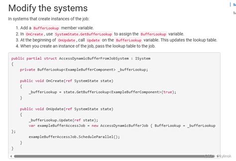 【unitydots 十】dynamicbuffercomponent介绍unity Dynamicbuffer 多维数组 Csdn博客