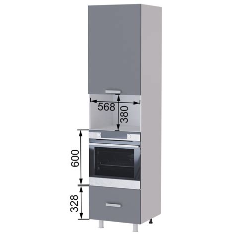 Купить Пенал 600 под духовой шкаф и СВЧ высокий В6П1 Луксор в Ростове на Дону отличные цены на