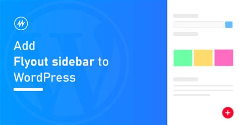 how to add a floating flyout sidebar in wordpress