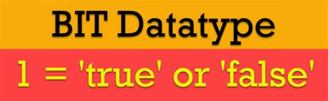 Does Bit Datatype Equal To 1 Or True In Sql Server Interview Question Of The Week 282 Sql