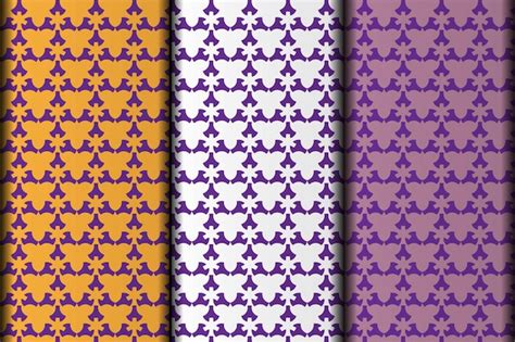 Premium Vector Set Of Geometric Seamless Patterns Abstract Geometric