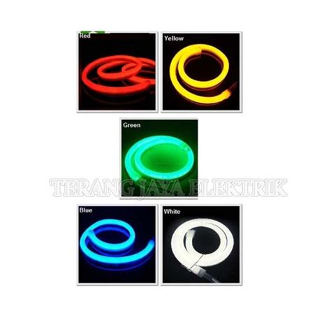 Promo PROMO LAMPU LED NEON FLEX LAMPU SELANG STRIP IP 44 220V PER 10 METER SOKET Diskon 50