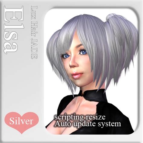 Second Life Marketplace Jade Hair Elsa Silver