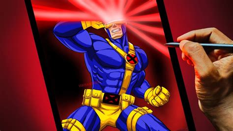 X Men Cyclops Drawings The X Mens Stalwart Leader Cyclops Gets Some