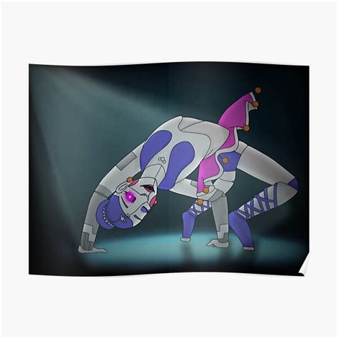 Spider Ballora Poster By Drawingdraftee Redbubble