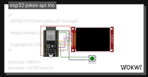 Esp32 Jokes Api Ino Wokwi Arduino And ESP32 Simulator