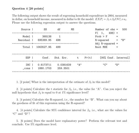 solved consider a simple linear model yi β1 β2xi ui suppose