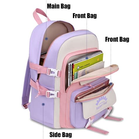 Cute Backpack For 3 6th Grade Girls School Backpacks With Decor