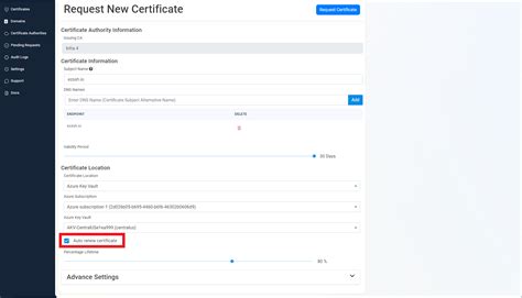 Create A Certificate In Azure Key Vault Ezca Docs