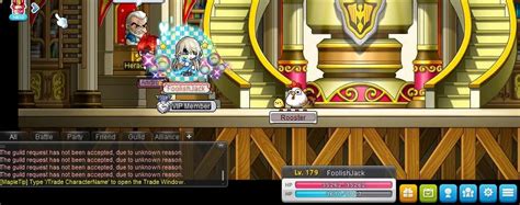 I Can T Create A Guild The Following Error Appears I M On Elysium R Maplestory