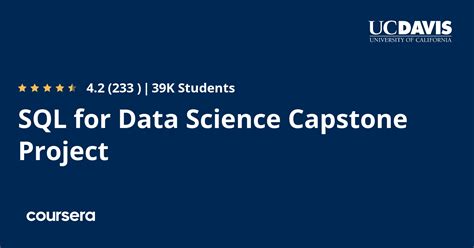 数据科学顶点项目 SQL Coursera