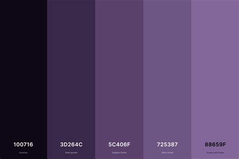 25 Best Mauve Color Palettes With Names And Hex Codes Dark Purple Color Scheme Purple Color
