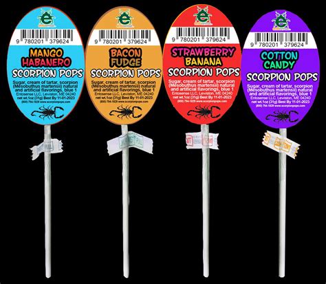 Scorpion Lollipops Scorpion Pops