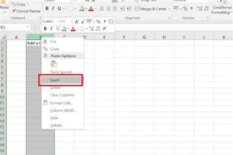 How To Add A Column In Excel Step By Step Guide GeeksforGeeks