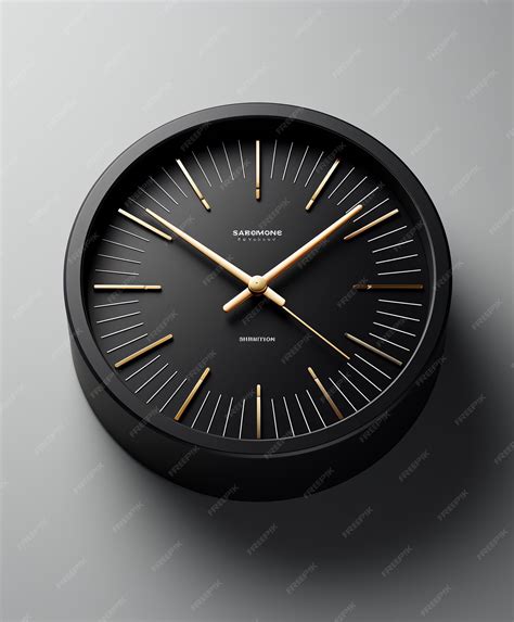 Premium Photo Mesmerizing Minimalist Alarm Clock In 3d Rendering